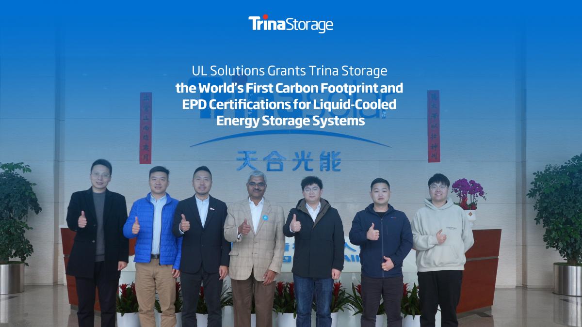 Trina Storage’s Elementa 2 Liquid Cooling System Earns World’s First 20 ...
